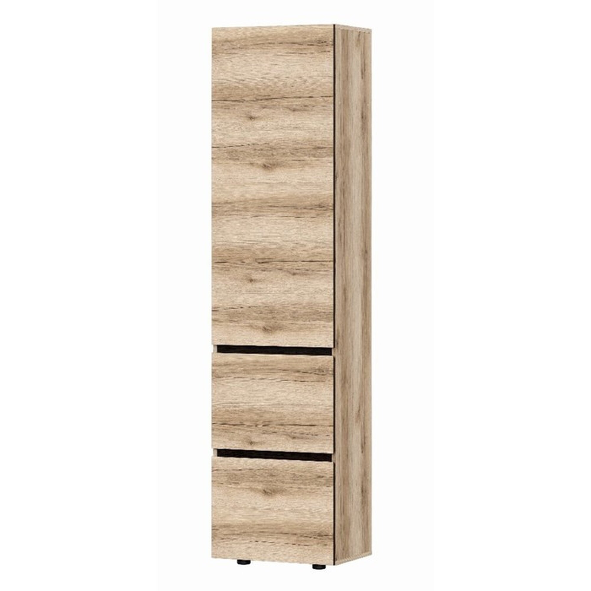 Шкаф пенал «Одри», без ящиков, 501×346×2000 мм, дуб делано/венге