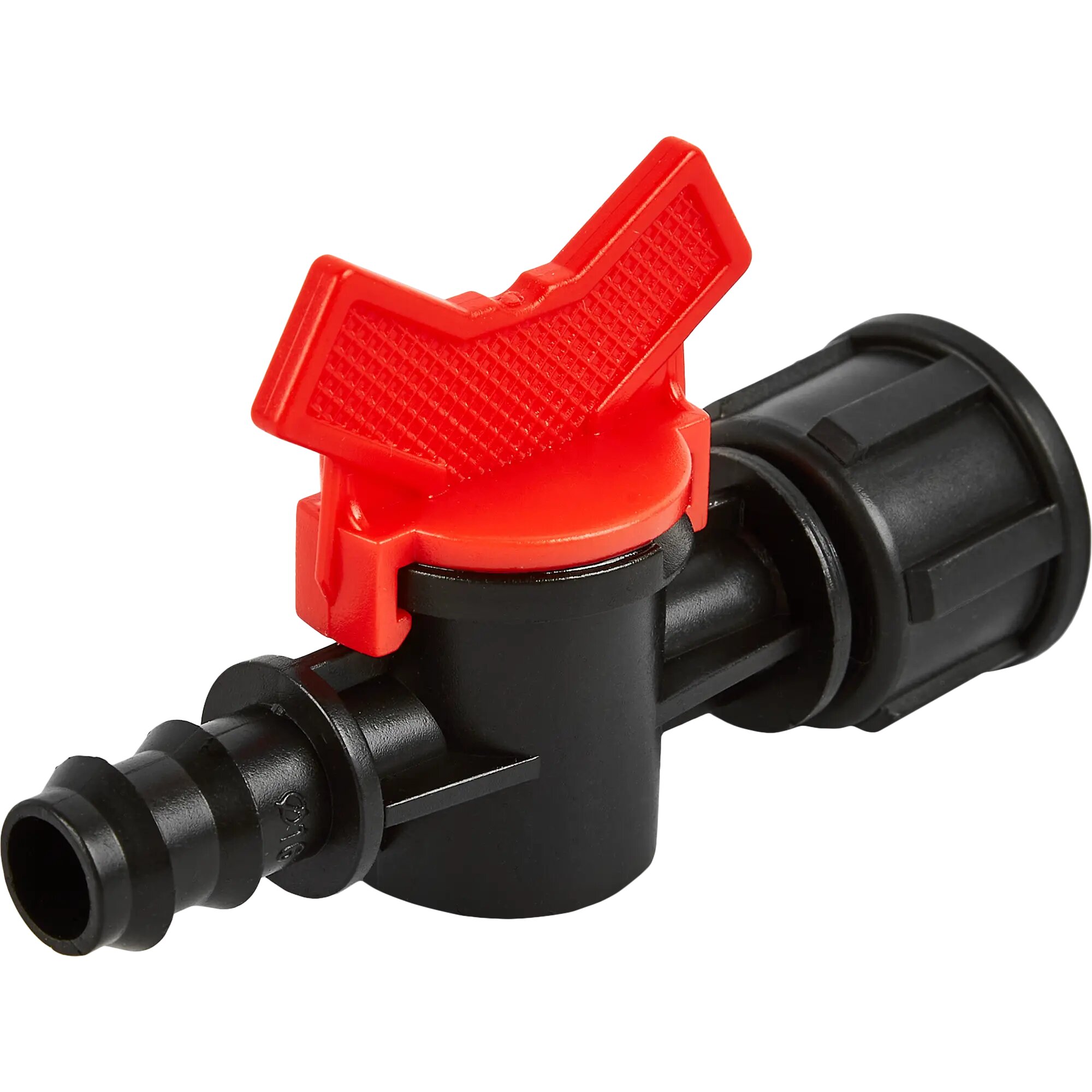 BOUTTE кран для ПНД трубки 1/2"x16 мм, резьбовое соединение для водопроводной сети