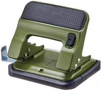Дырокол Kw-Trio 09616GREEN макс:30лист. металл зеленый отв:2
