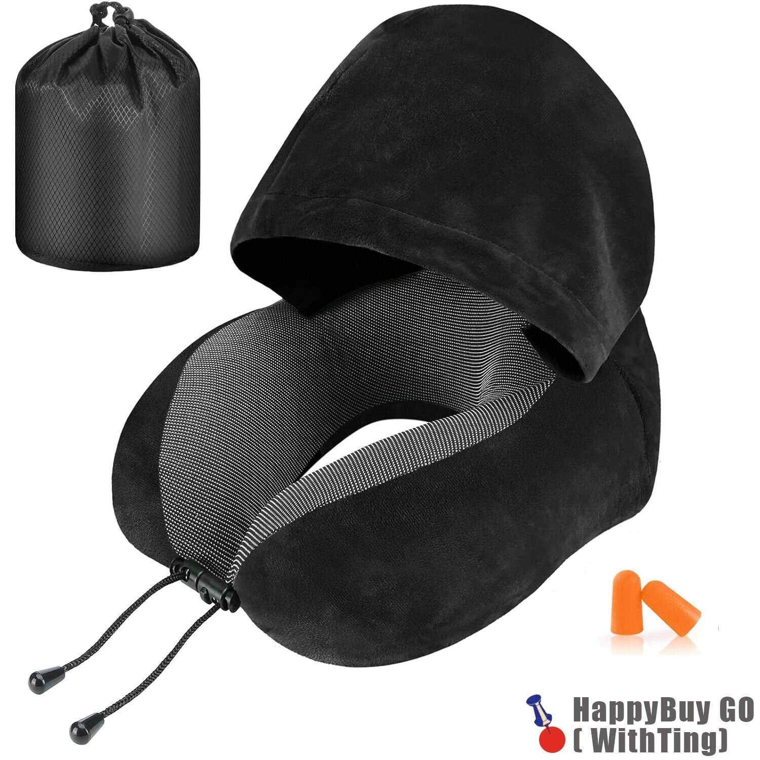 Подушка для путешествий, Бархатная подушка для шеи из пены с эффектом памяти, женская поддержка головы и шеи, для длительных перелетов в самолете, офисе, автомобиле, сна и отдыха