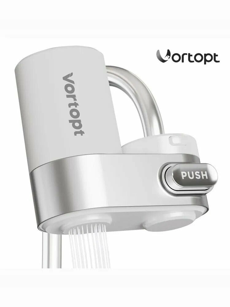 Фильтр для воды Vortopt, T5 C01, для раковины, для крана, белый