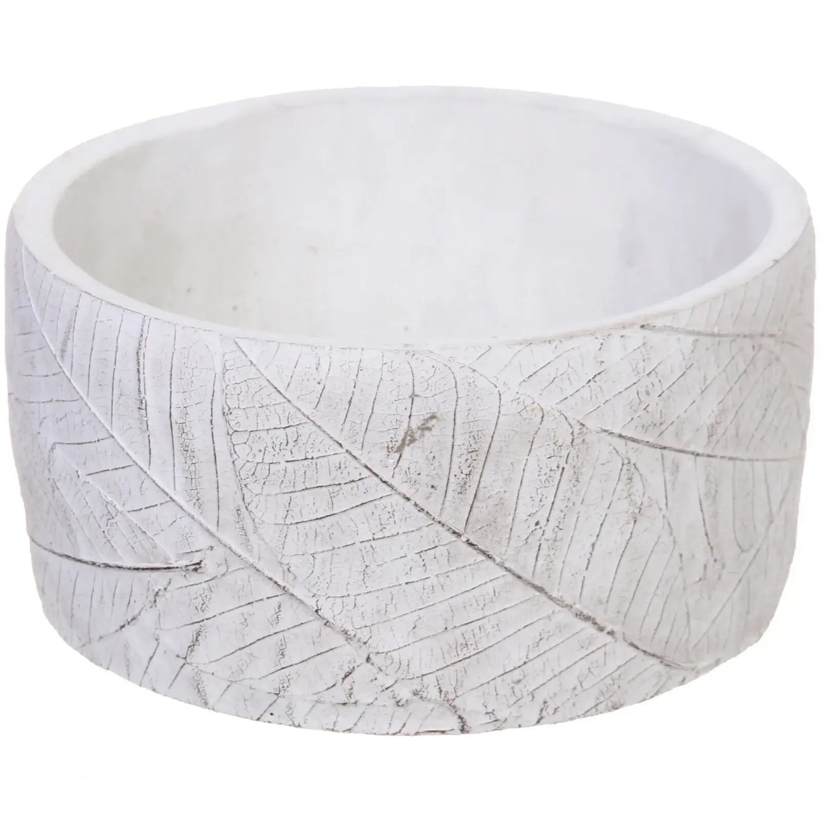 Кашпо керамическое «эльзас» 16,5х9см, прочное, белое, для цветов