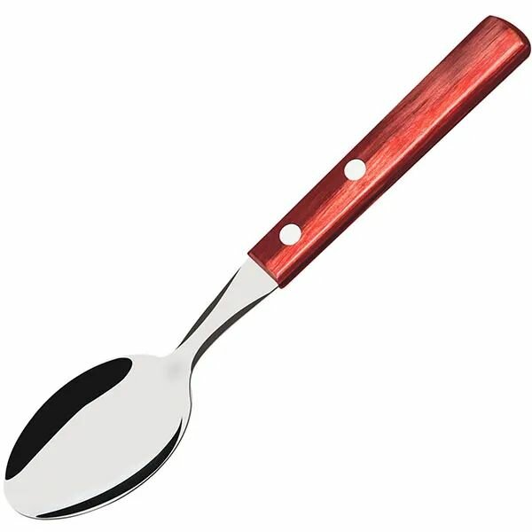 Ложка чайная "Tramontina" L 150/43, B 8мм с деревянной ручкой