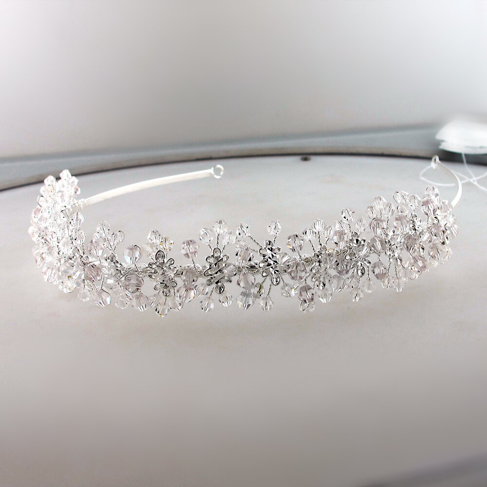 Диадема с стеклом, Эстет, ювелирное стекло, вес - 45 гр.