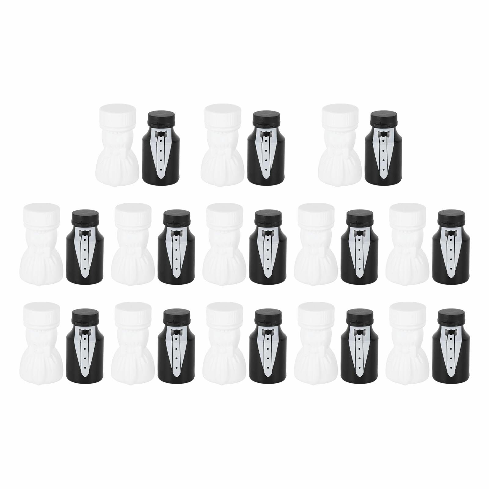 26 шт. Бутылочки с пузырями в форме жениха и невесты для свадьбы, подарочные украшения