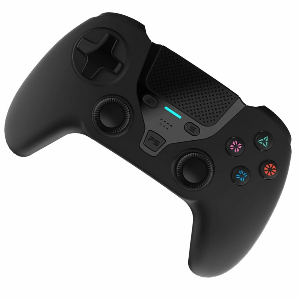 Игровой контроллер PS4, беспроводной Bluetooth-контроллер с шестью осями черный черным