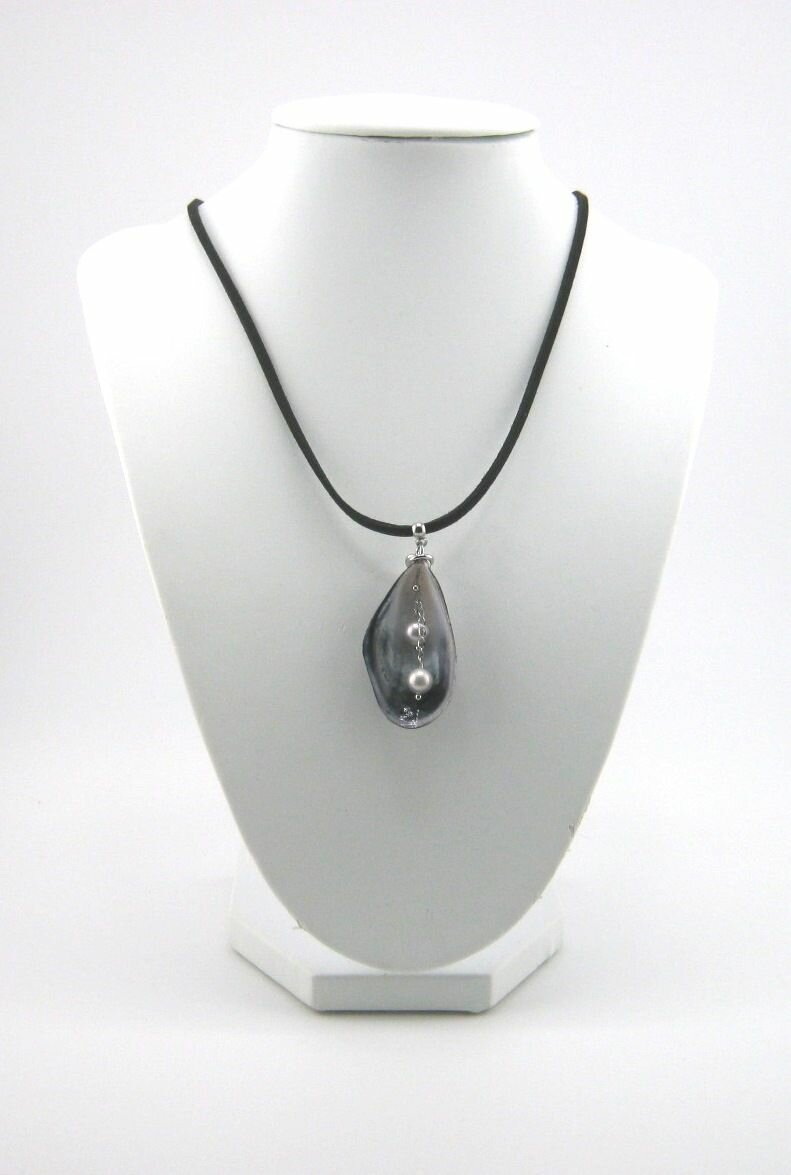 Колье, ракушка, перламутр