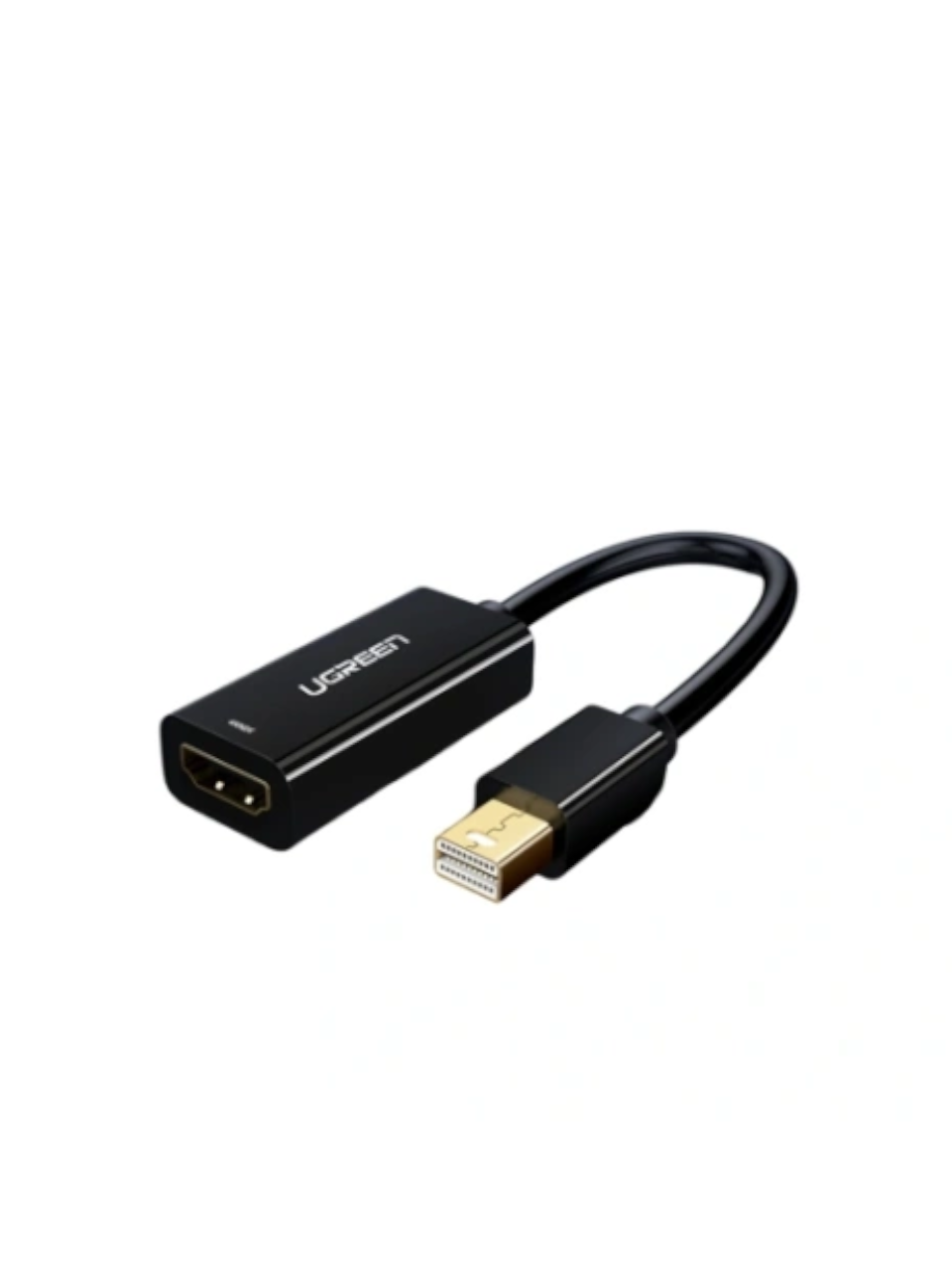 Конвертер UGREEN Mini DP/HDMI MD112, черная, 2.0, длина кабеля 0.25 м