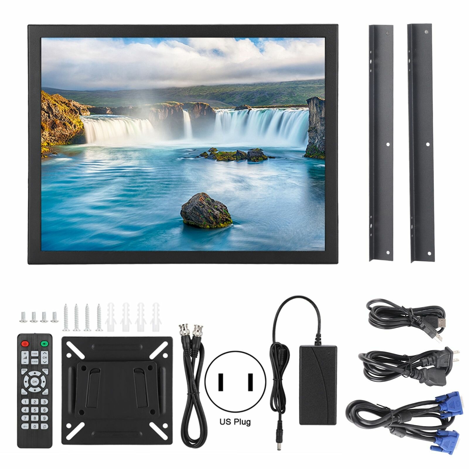 15-дюймовый резистивный сенсорный экран 1024x768 4:3 встроенный монитор HDMI/VGA/AV/BNC/USB