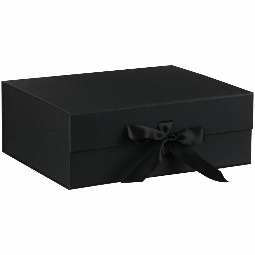 Коробка складная Rusetti, L, черная, 32,5x27x12,2 см