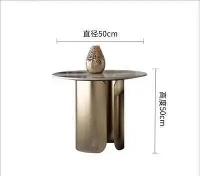 Мраморные антикварные журнальные столики в скандинавском стиле для зала, органайзер с большими ножками середины века, журнальный столик, японская прихожая, мебель для дома Muebles, 50x50cm