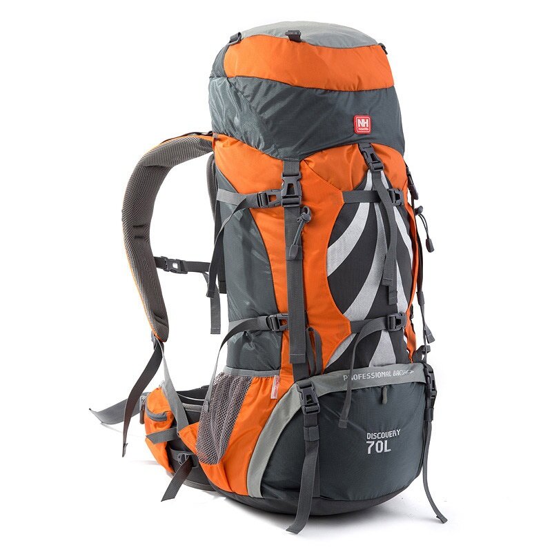 Рюкзак туристический Naturehike Discovery 70 L Bright Orange, оранжевый