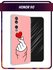Силиконовый чехол на Honor 90 / Хонор 90 с принтом "Милое сердечко"