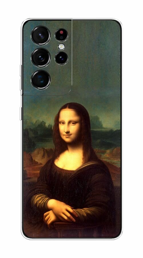 Чехол на Samsung Galaxy S21 Ultra / Самсунг Галакси S21 Ультра с принтом "Мона Лиза"
