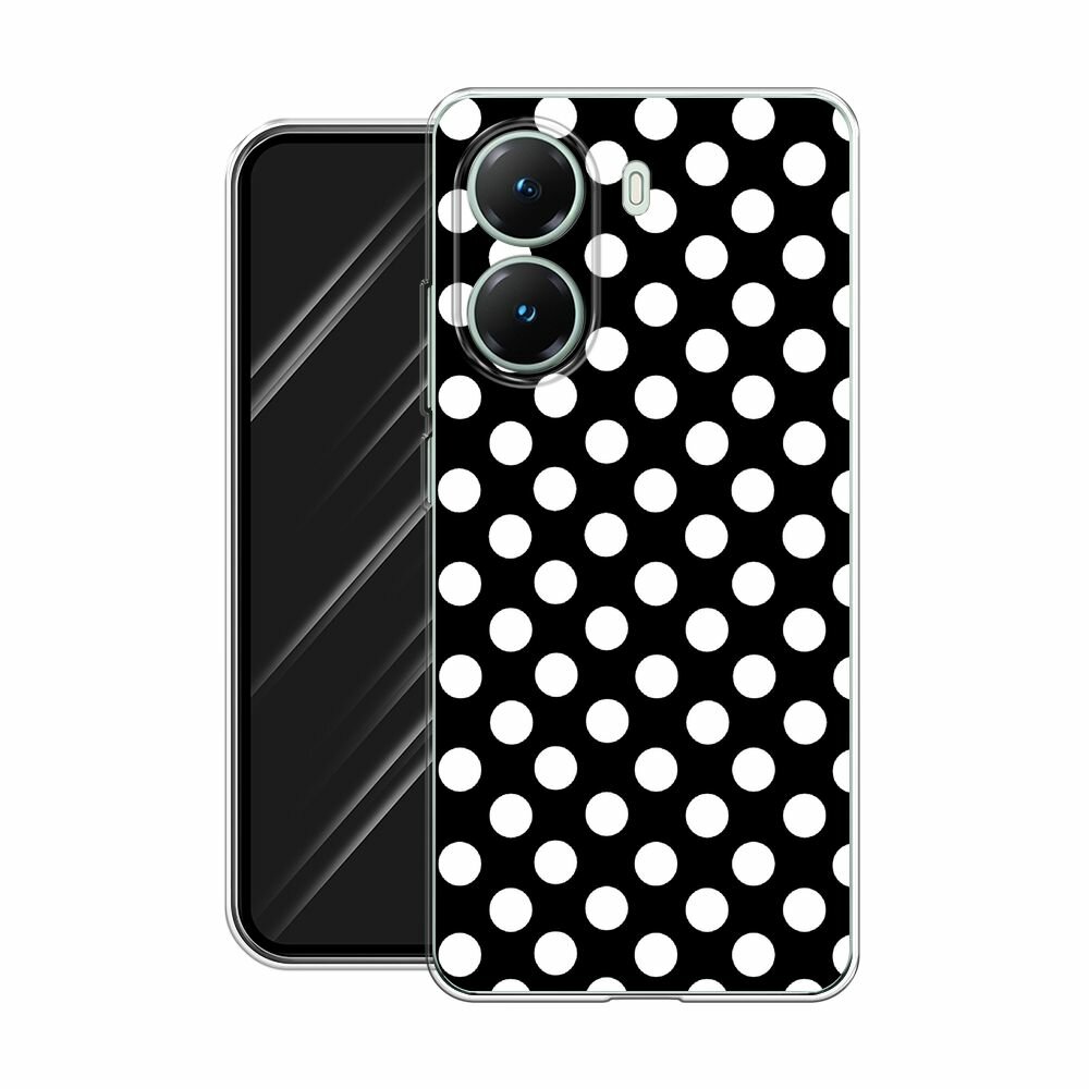 Силиконовый чехол на Poco X7 Pro / Поко X7 Про с принтом горох — фото 1