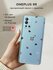 Чехол на OnePlus 9R / ВанПлас 9R с принтом "Фиолетовые и розовые сердечки 1"