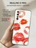 Силиконовый чехол на Realme 6 Pro / Реалми 6 Про с принтом Следы помады