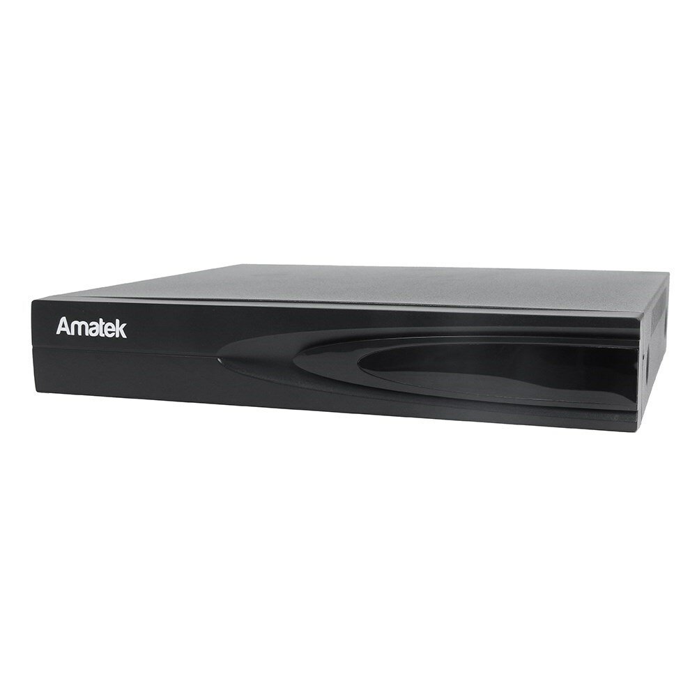 IP-видеорегистратор Amatek AR-N481PX, для системы видеонаблюдения, 4 канала, 4 PoE