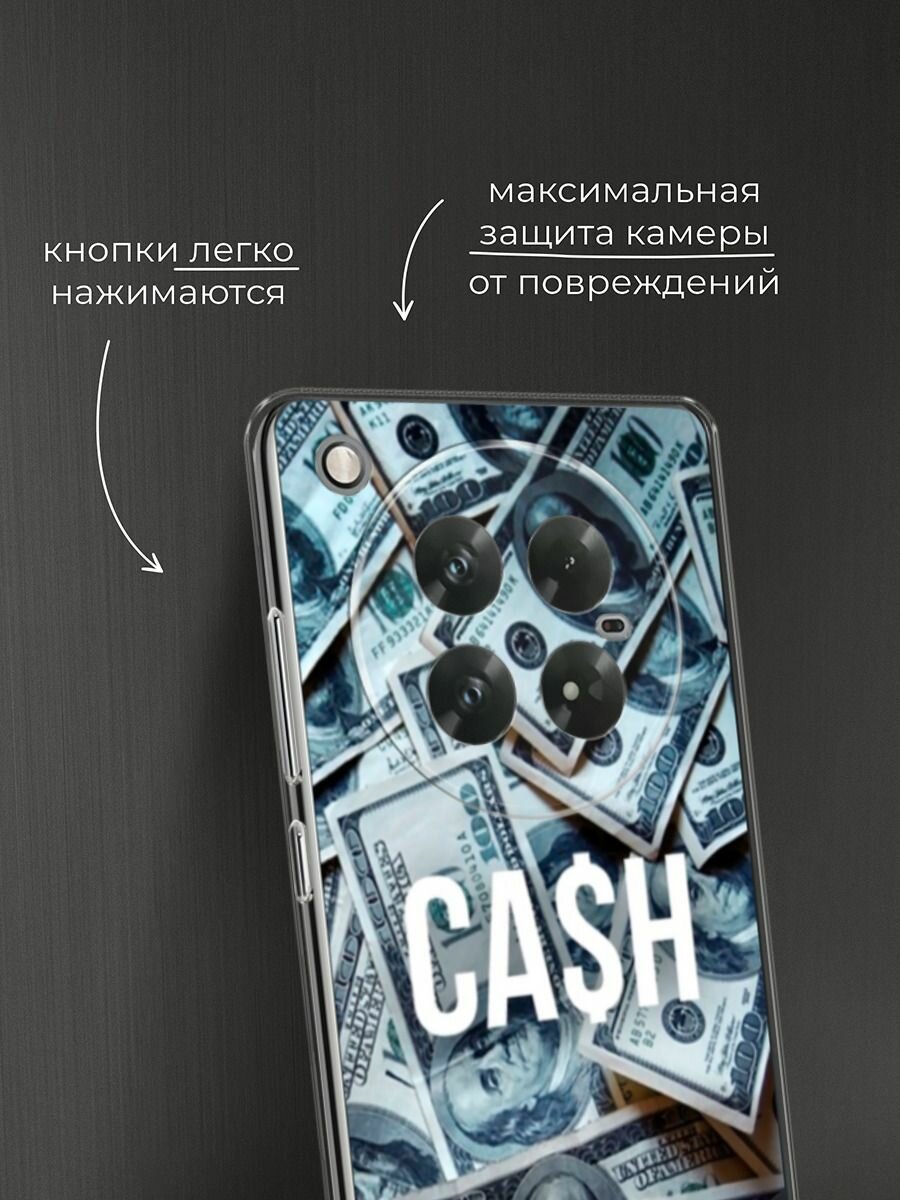 Чехол на Infinix Zero 40 5G / Инфиникс Зеро 40 5G с принтом "Cash" — фото 1