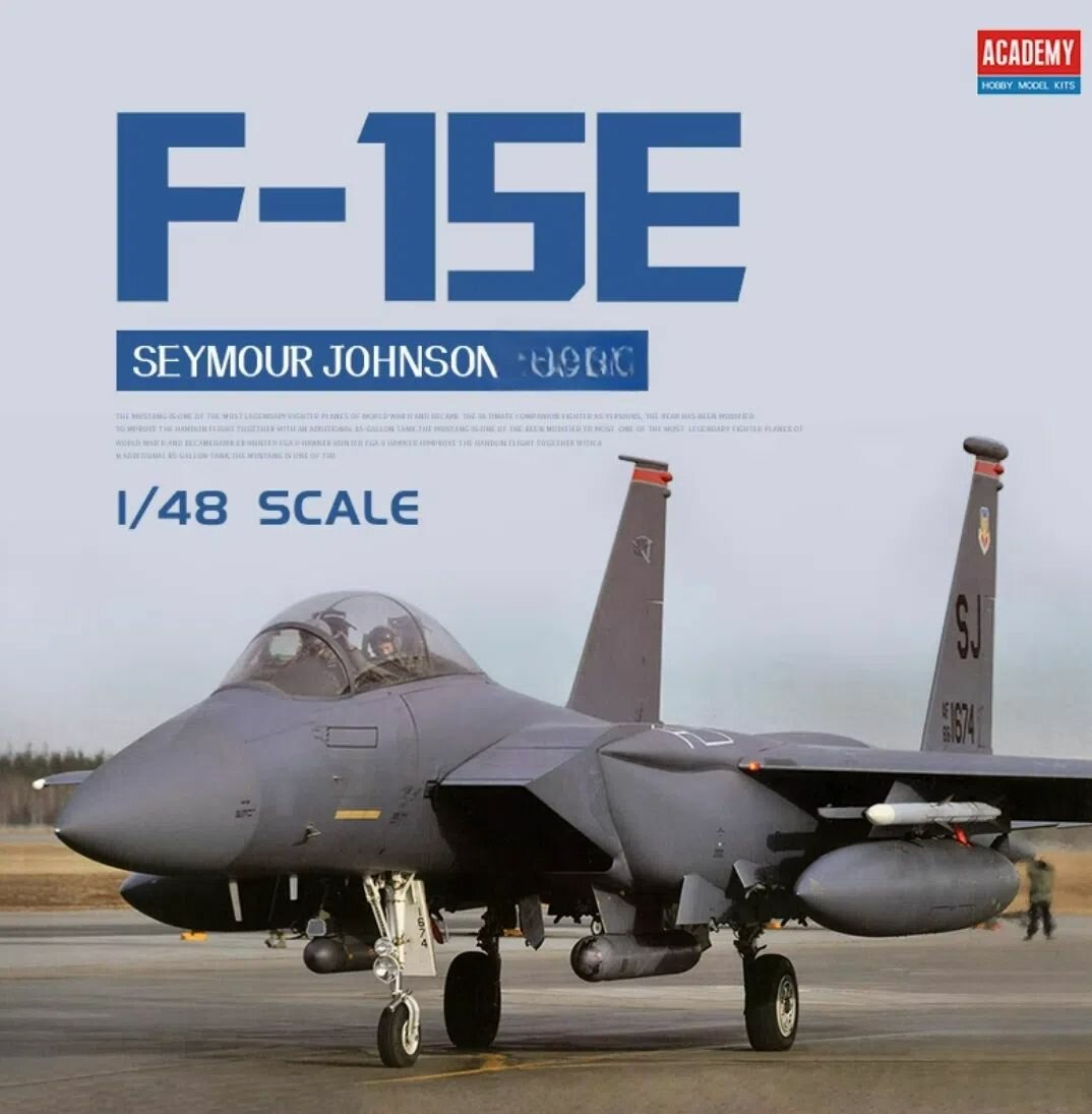 Academy 12295 1/48 ВВС США F-15E Seymour Johnson сборная модель самолета