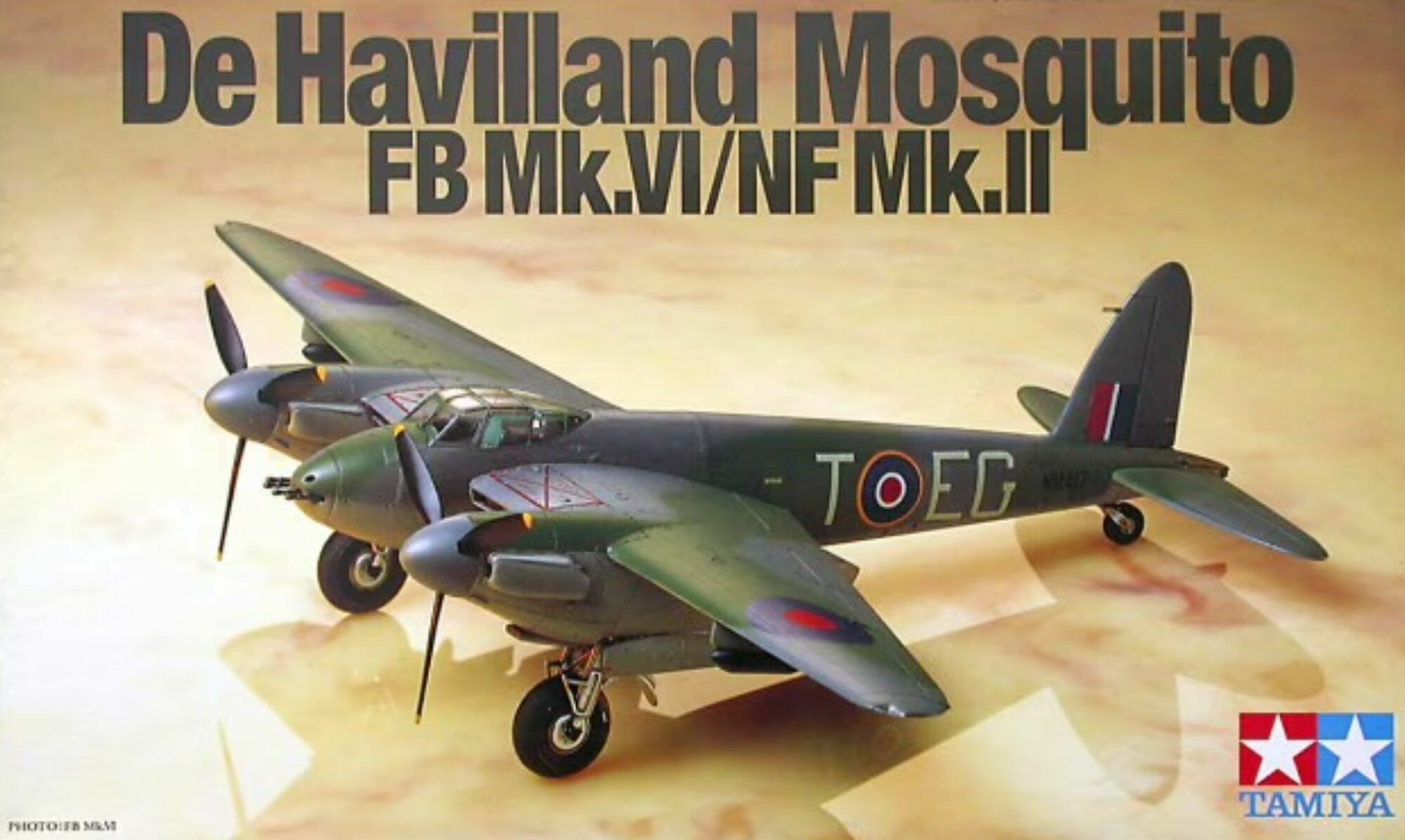 TAMIYA 60747 1/72 De Havilland Mosquito FB Mk. VI/NF Mk.II Набор модели бомбардировщика