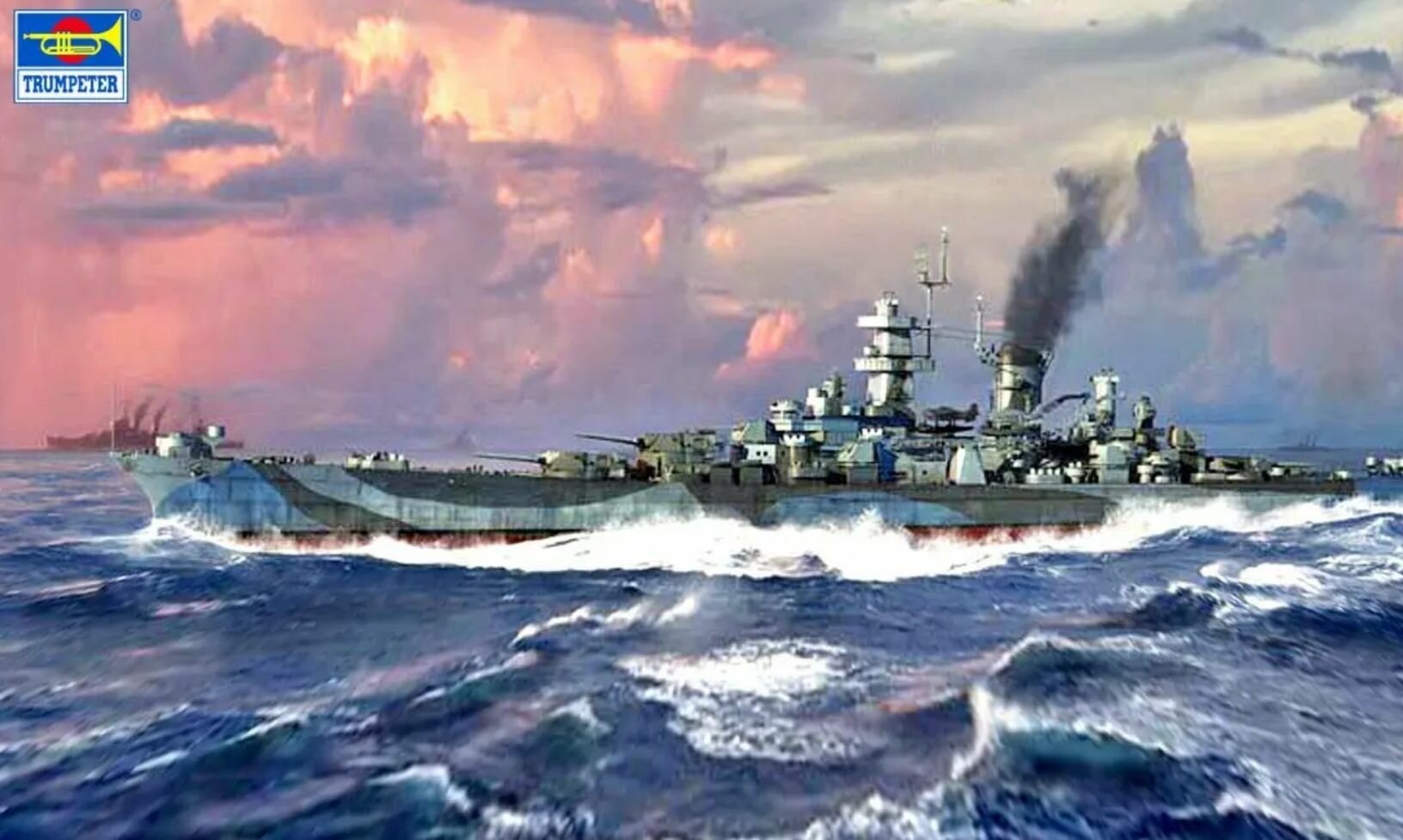 TRUMPETER 06739 1:700 большой крейсер ВМС США CB-2 гуам сборная модель корабля