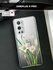 Чехол на OnePlus 9 Pro / ВанПлас 9 Про с принтом "White lily", прозрачный