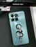 Чехол на Honor X6A / Хонор X6A с принтом "Змея с мечом чёрная", прозрачный
