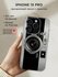 Чехол на Apple iPhone 15 Pro / Айфон 15 Про с принтом "Ретро камера"