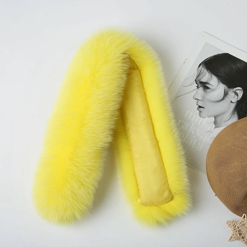 Горжетка LUCKYFUR Шарф из натурального меха лисы Женский зимний аксессуар