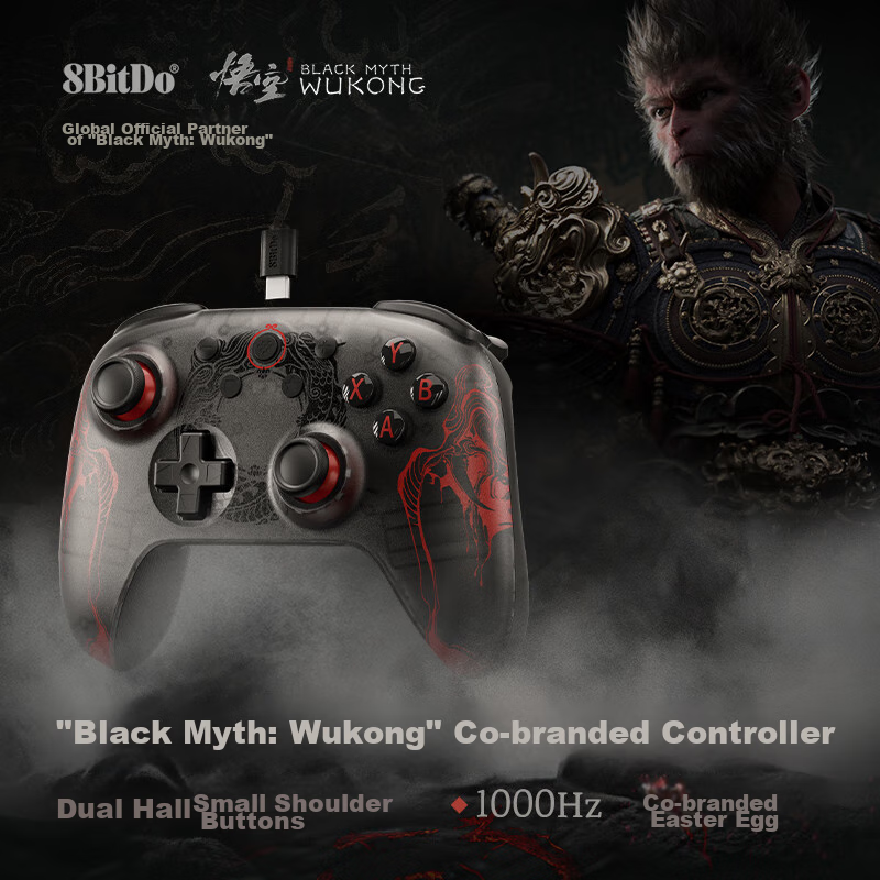 Геймпад 8BitDo 82CD05 совместимый с Android, ПК, black myth