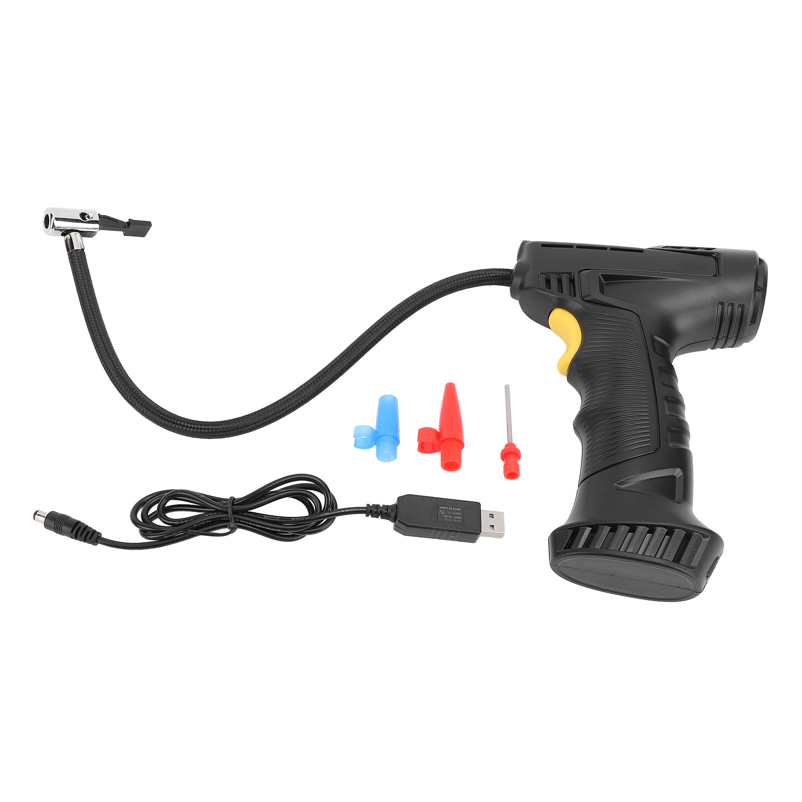 Продолжительный воздушный компрессор шины с цифровым датчиком давления 120 Вт 7,4 В портативные портативные портативные воздушные насосы шины для мотоциклетного шарика автомобиля