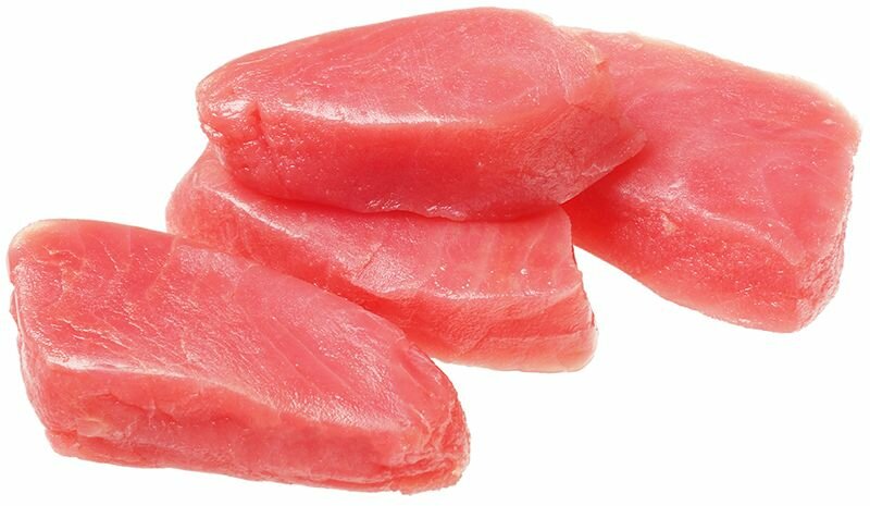 Тунец желтоперый филе-кусочки 500г, замороженные 50+ 7-9 шт, Вьетнам