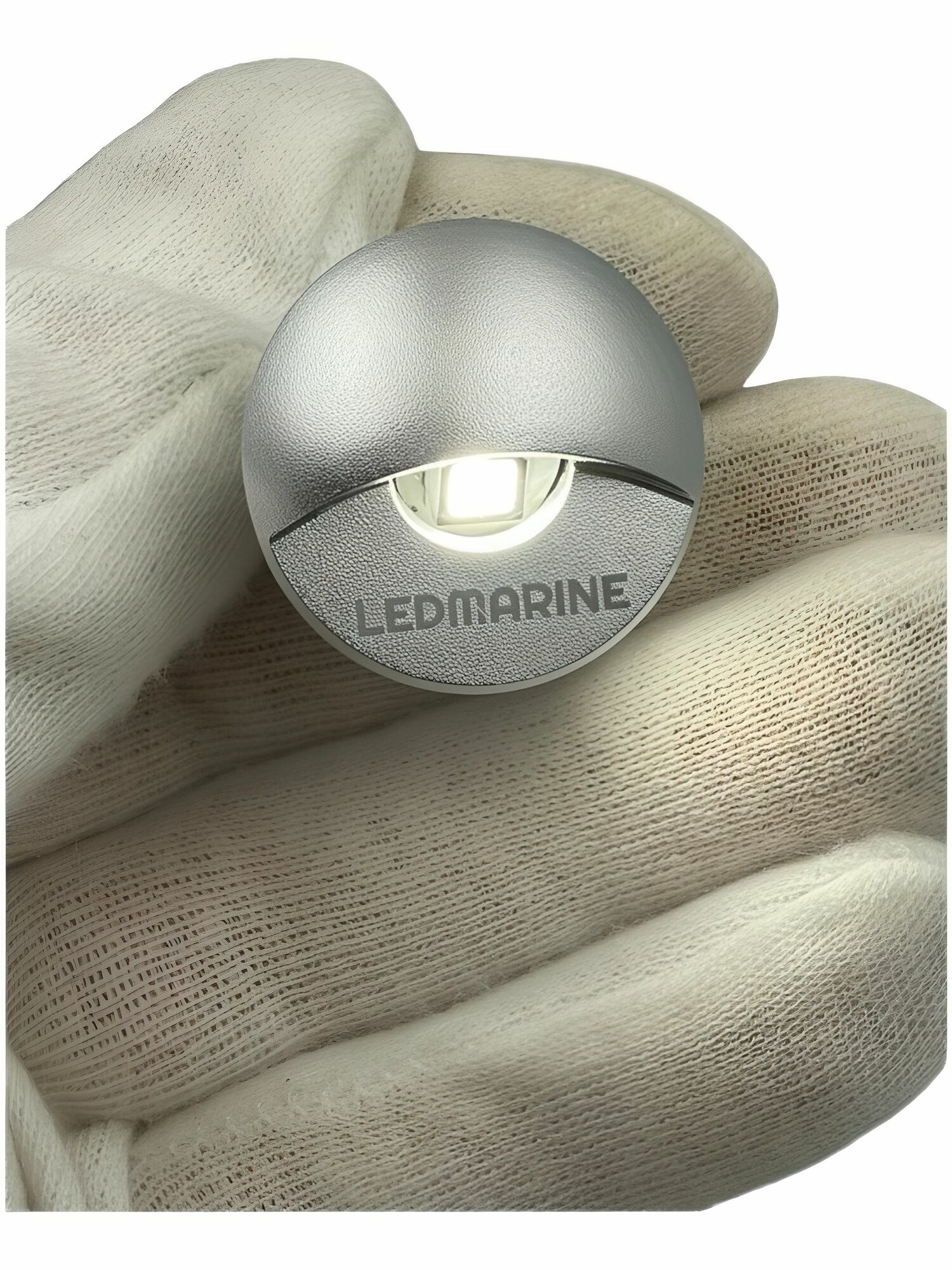 Светодиодный светильник (точка) LEDMARINE "PUNTO LED", IP67, алюминий, серебро