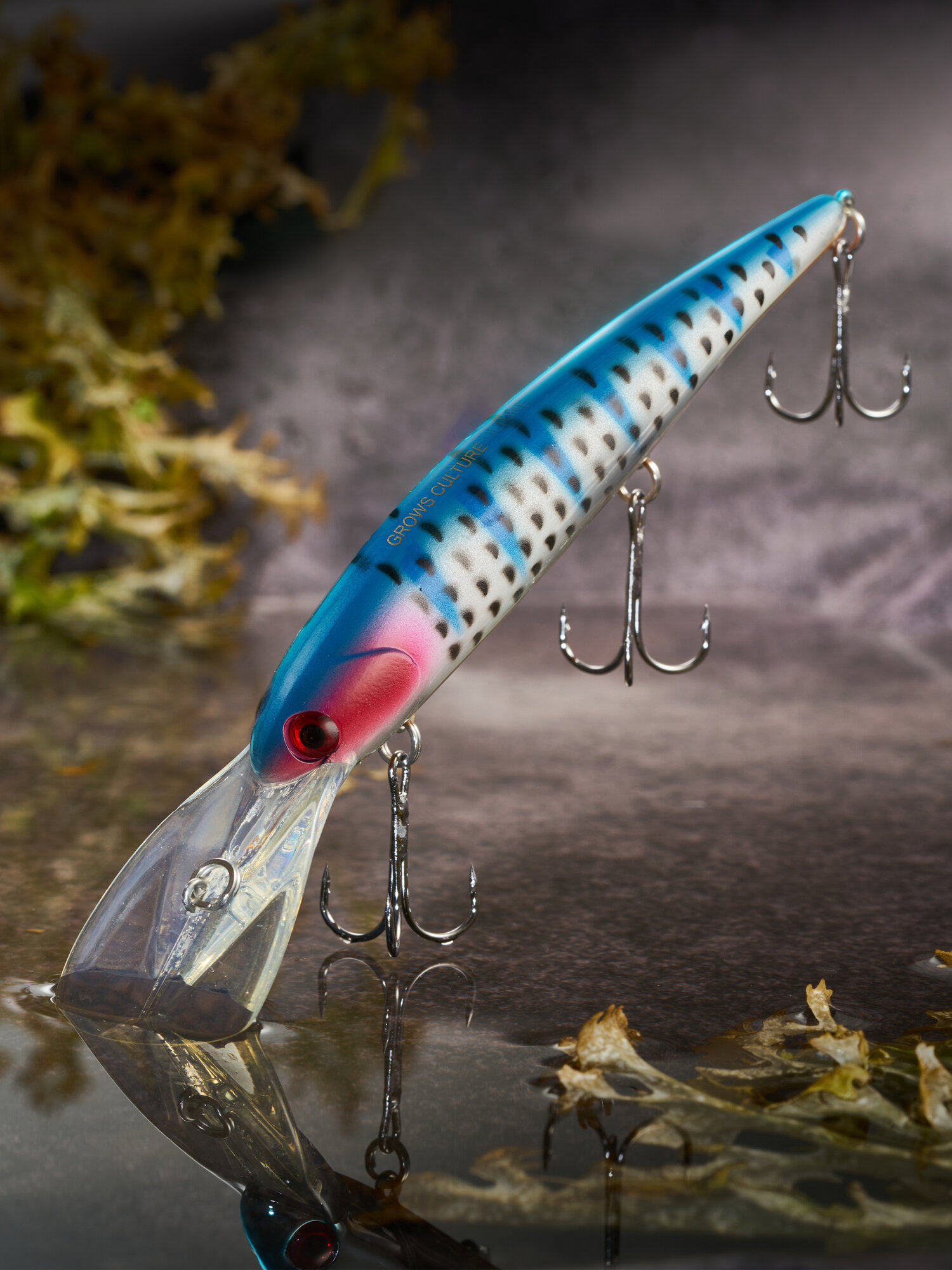 Воблер шумовой Бандит Минноу на щуку судака 12 см, 20 гр до 8 метров цвет D91 для троллинга и спиннинга