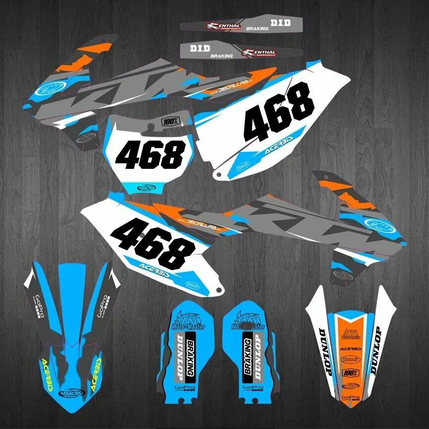 Использование графических пакетов KTM 2018-2020 SX85 2018 2019 2020 наклейка для мотоциклов
