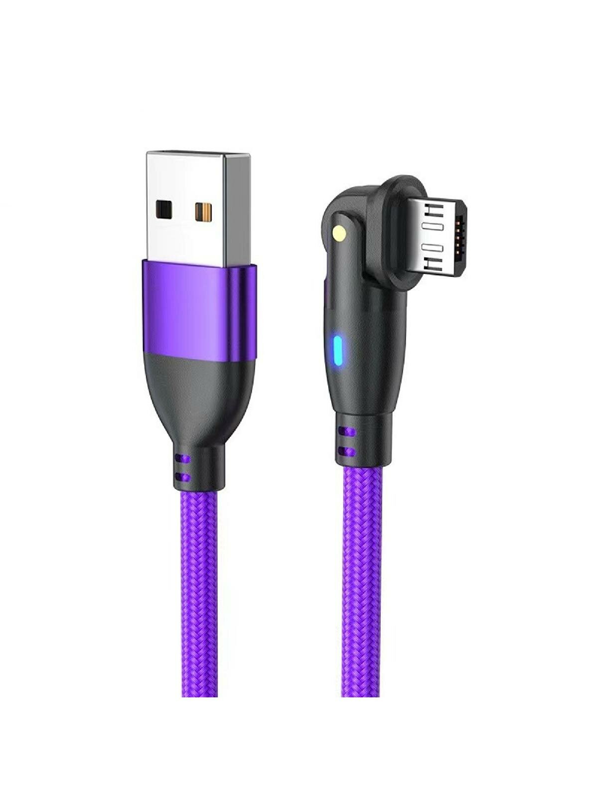 Плетеный кабель USB-USB C для быстрой передачи данных, провод зарядного шнура 3A