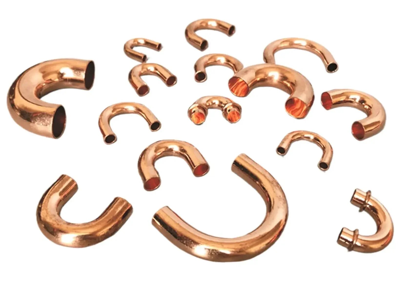 Медный угловой фитинг для труб 9.5x0.5x25mm (3шт)