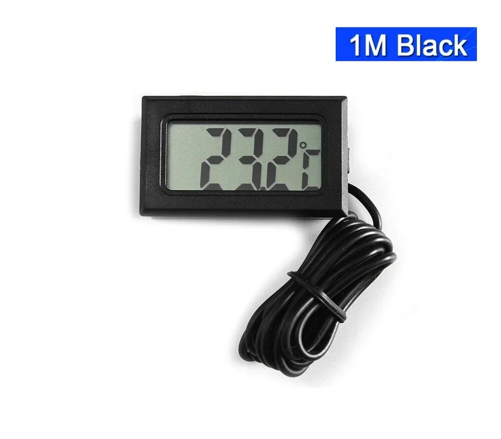 Цифровой термометр 1M Black для морозильной камеры