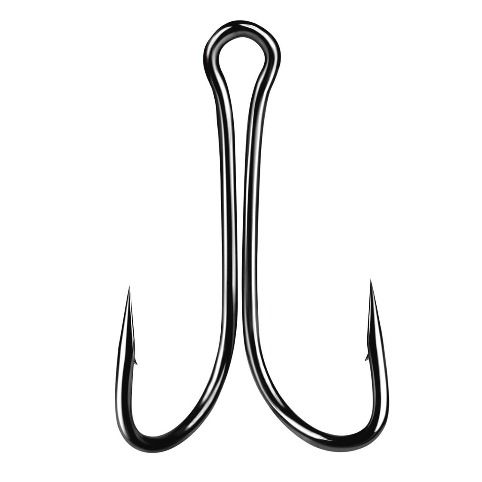 50 шт. Рыболовные крючки с длинным цевьем, двойные крючки, набор двойных крючков для ловли лягушек, двойные крючки для морской и пресной воды