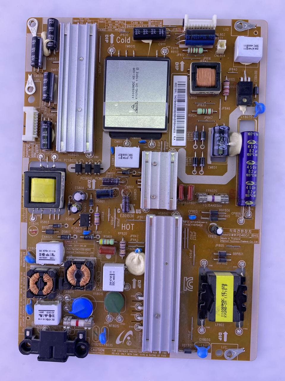 Блок питания PSU: BN44-00482B PD46G1_BHS REV:1.0 для телевизора UE40D6100SW