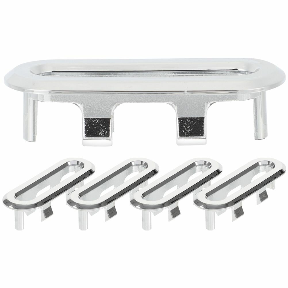 Кольца Для Сливного Отверстия 5 Штук Серебристый Цвет 5.30X1.98X1.30Cm