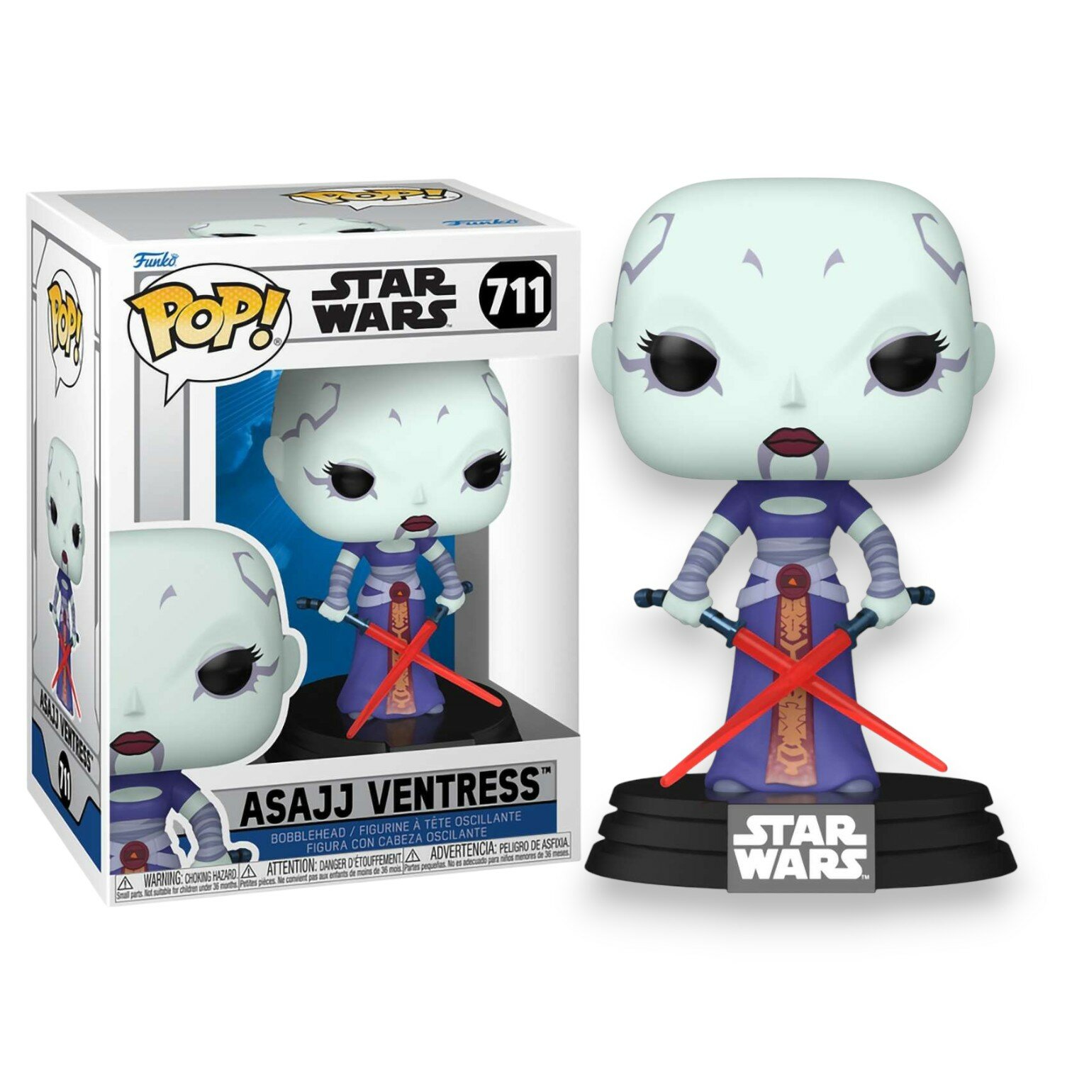 Фигурка Funko Pop! коллекционная Асажж Вентресс "Звездные Войны" 711, оригинальное издание (Фигурка Фанко Поп)
