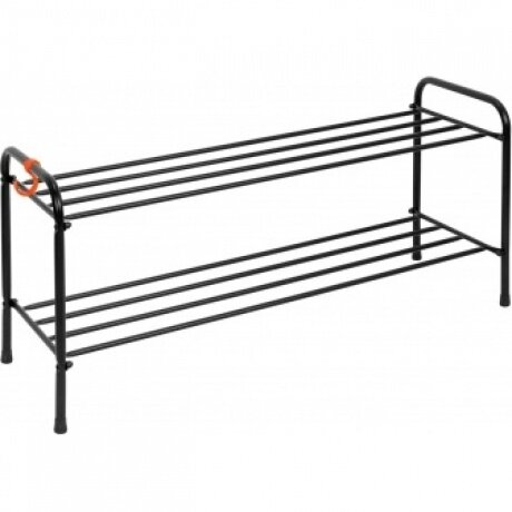 Подставка для обуви Альфа 32, 2-х полочная , 87 см (87*30*40) черный пдоа 32 Ч