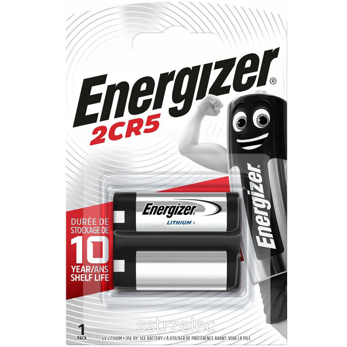 Батарейка 2CR5 6В литиевая Energizer в блистере 1шт.