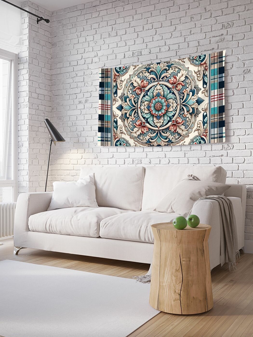 Фотопанно на стену тканевый горизонтальный "Турецкий ковер", 100х150 см, JoyArty