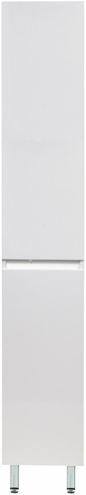 Шкаф пенал Style Line Даллас 30 Люкс Plus эмаль белый