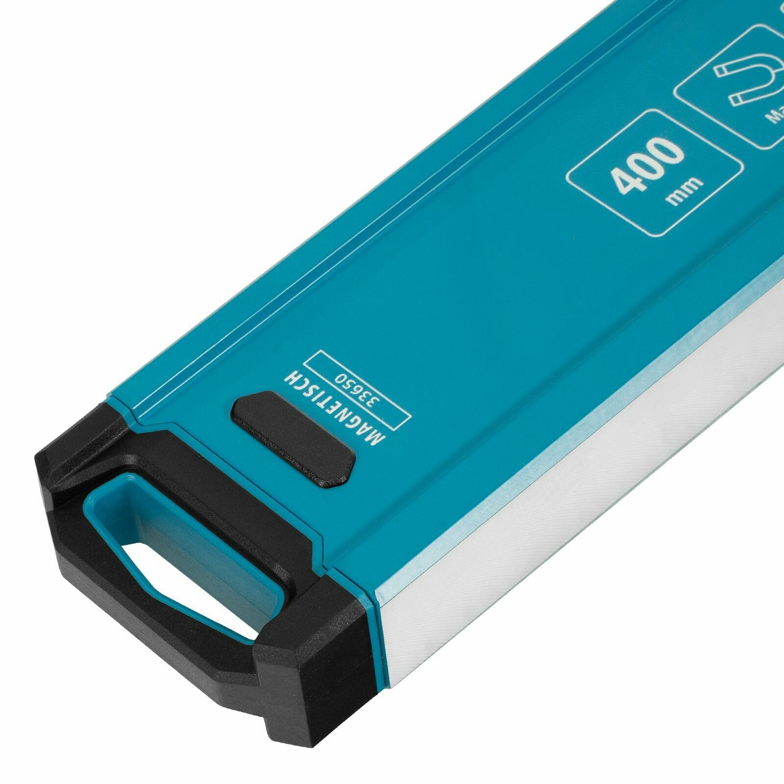 Уровень алюминиевый магнит. фрезерованный 2 глазка 0.5 мм/м 400 мм Gross, 33650