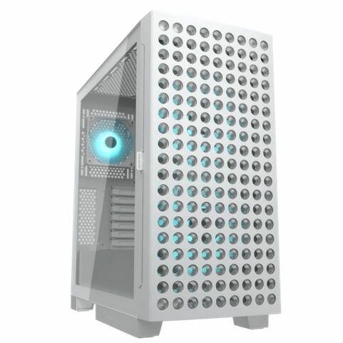 Компьютерный корпус Cougar Airface ECO RGB (AIRFACE ECO White) белый - Mid Tower, E-ATX, Micro-ATX, Mini-ITX, SSI-CEB, Standard-ATX, USB 3.2 Gen 2 Type-C