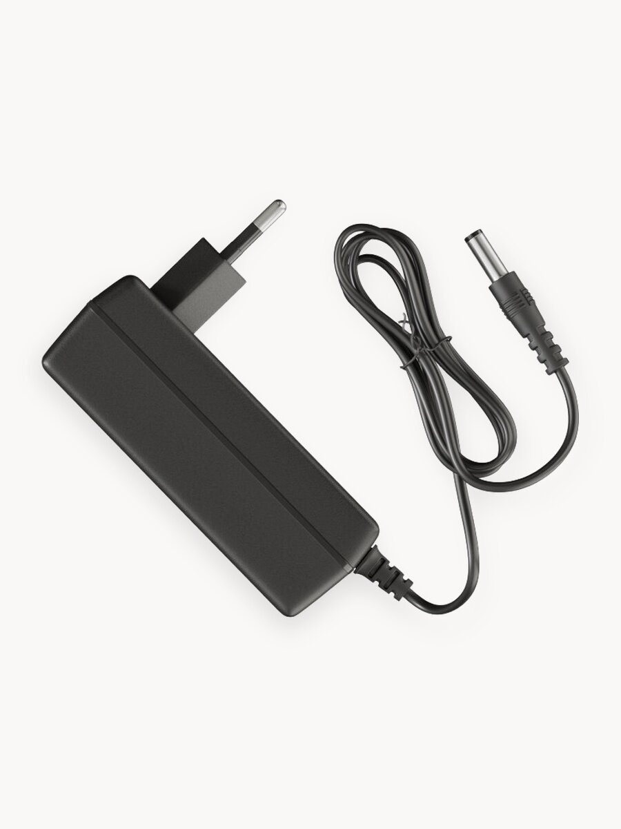 Блок питания (адаптер) PS3-21, 12В, 36Вт, 110-230В, 3А, IP20, 86х49х30мм, коннектор 2.5x5.5мм, черный